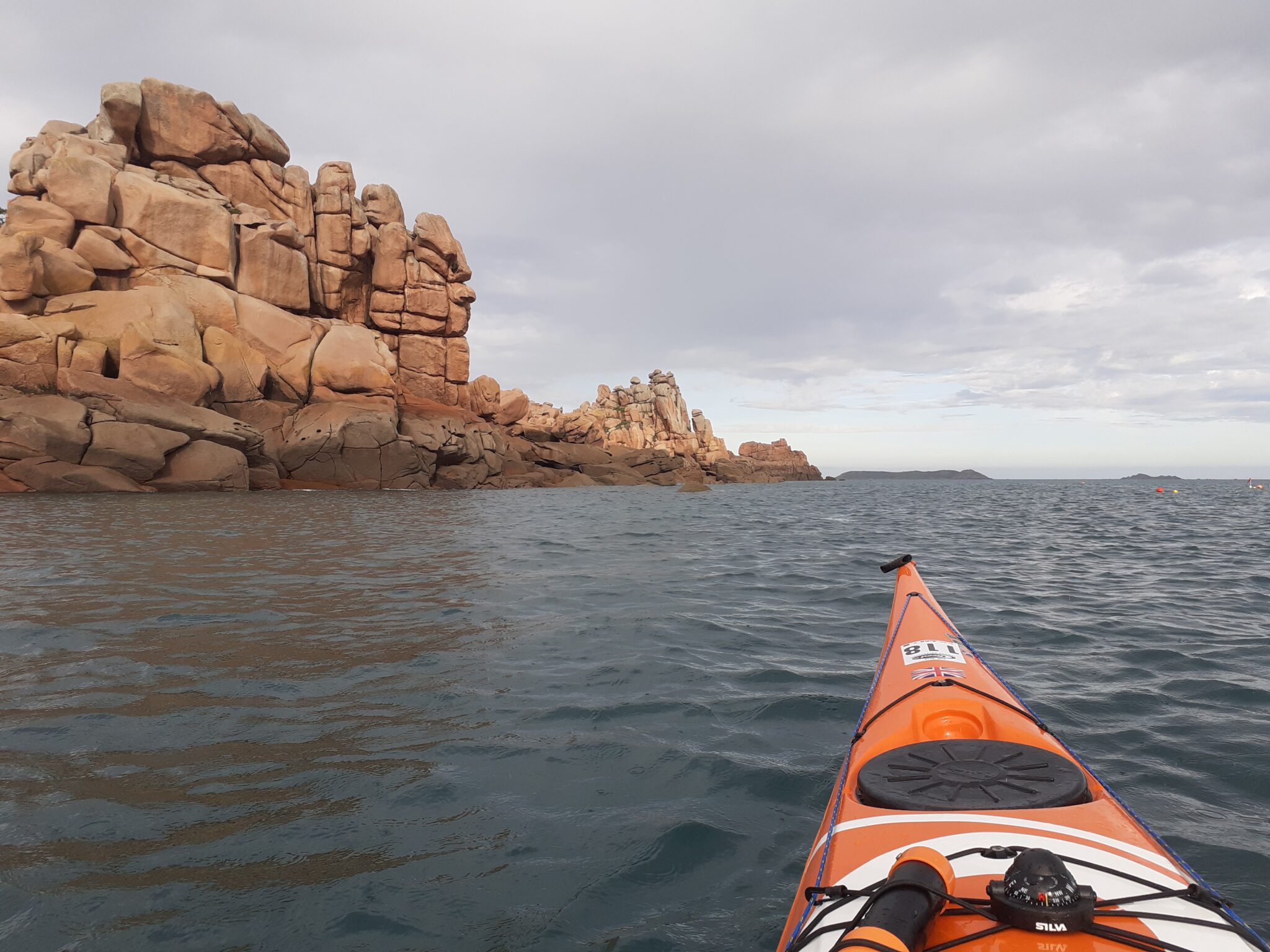 Côte de granit Rose → Kayak Océan Rochelais